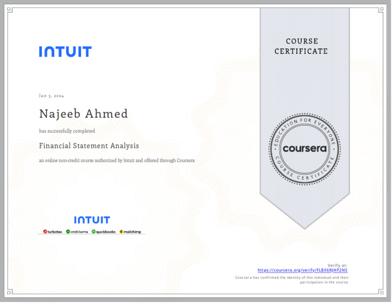 Financial Statements Analysis Coursera | PDF
