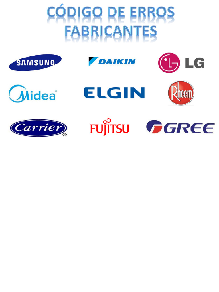 Codigos de Errores en Varios Modelos | PDF