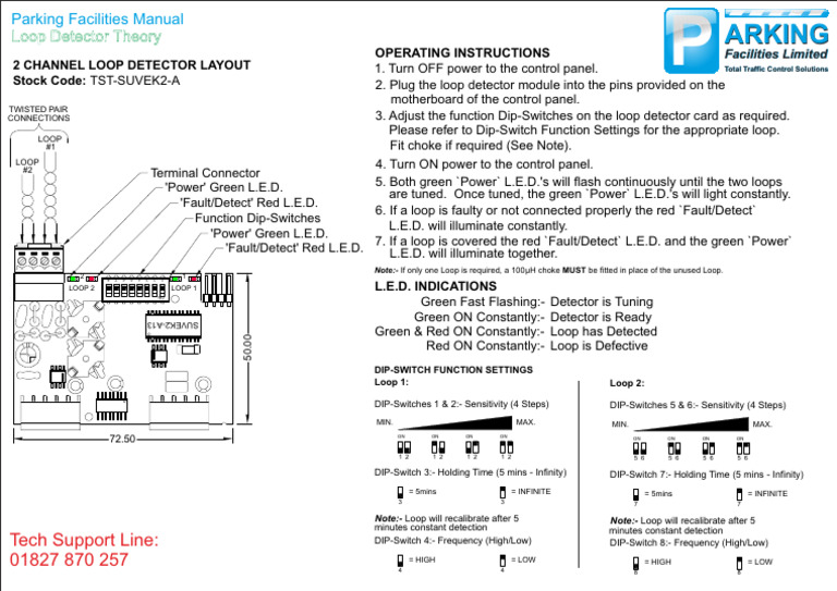 Feig TST-SUVEK2 Loop Card | PDF | Light Emitting Diode | Detector (Radio)