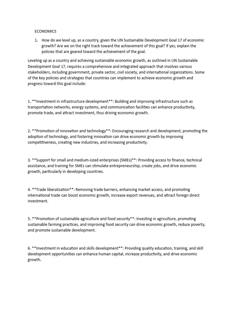 Economic Development | PDF | Economic Growth | Macroeconomics