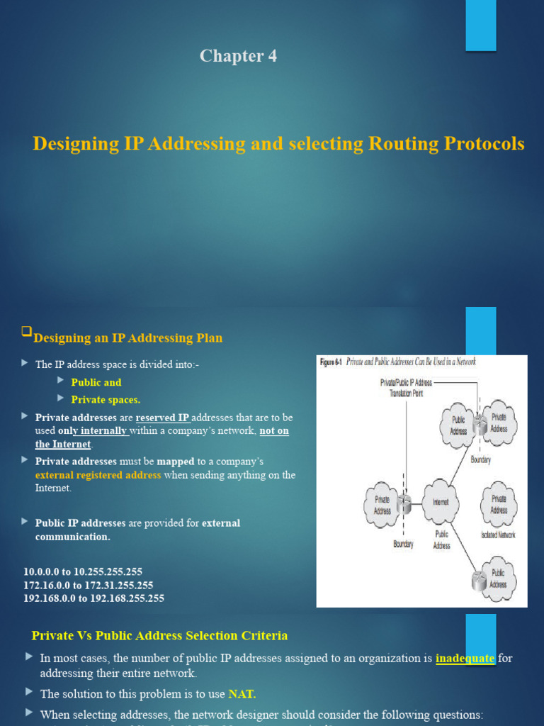Chapter 4 | PDF | I Pv6 | Routing