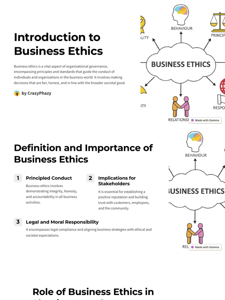 Introduction To Business Ethics | Download Free PDF | Business Ethics ...