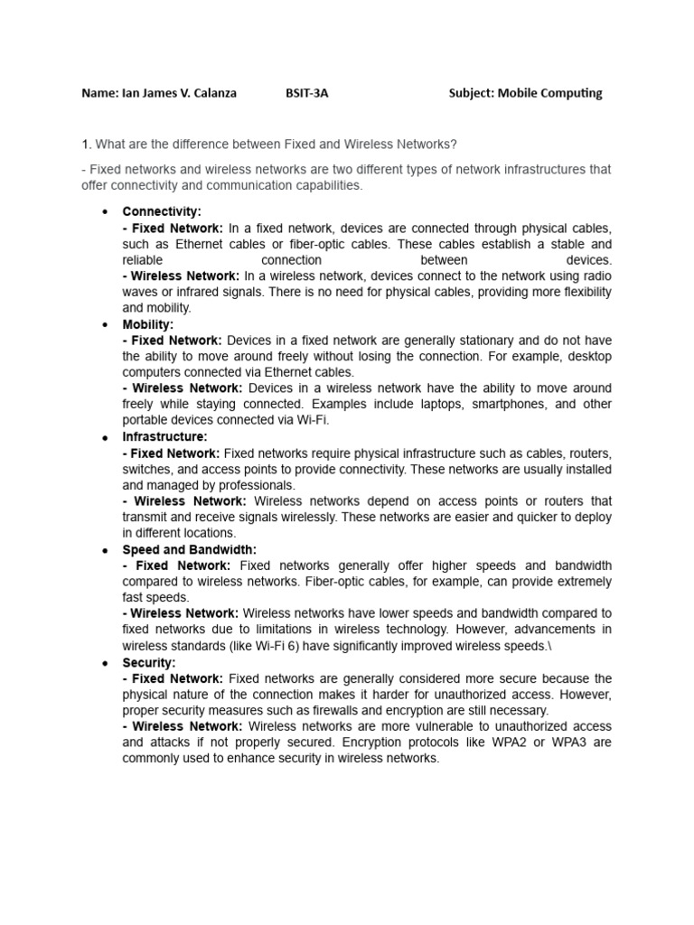 Assignment #2 | PDF | Computer Network | Wireless Lan