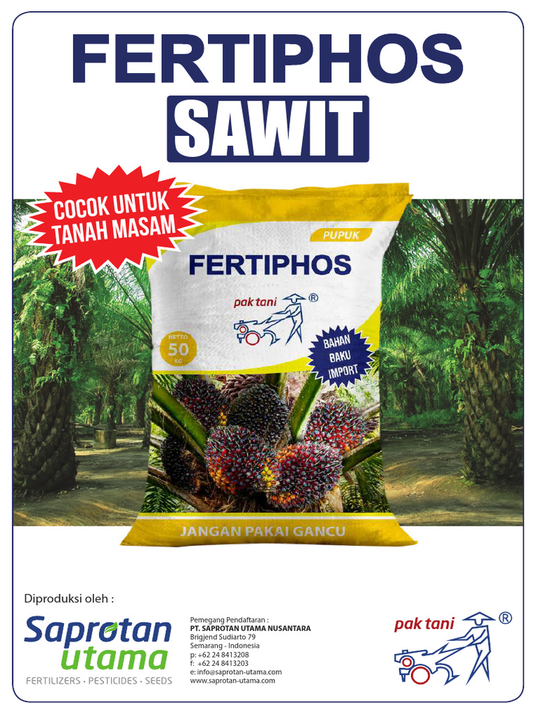 Brosur Fertiphos Sawit MakroMikro Update Compressed | PDF | Teknologi ...