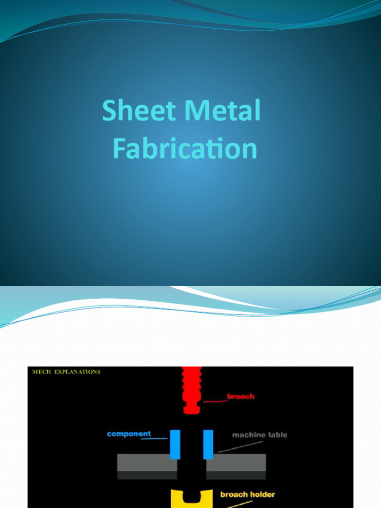 Chapter 4 (Sheet Metal Fabrication) With Video | PDF | Sheet Metal ...