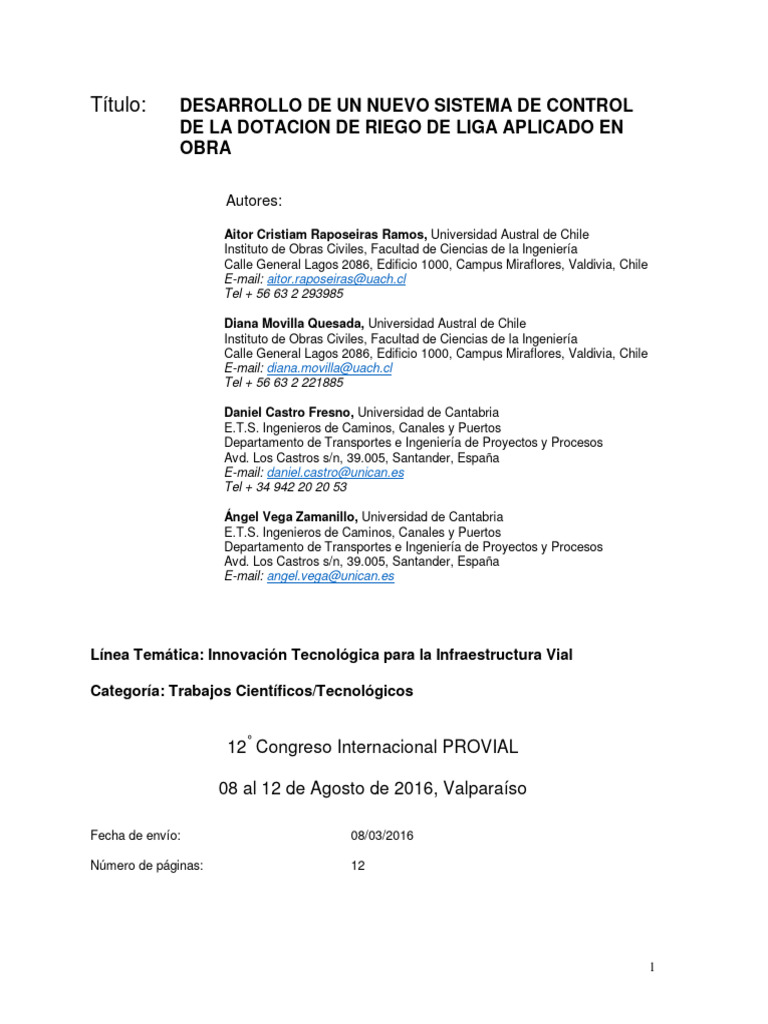 Control de Dotacion de Riego de Liga | PDF | Densidad | Medición