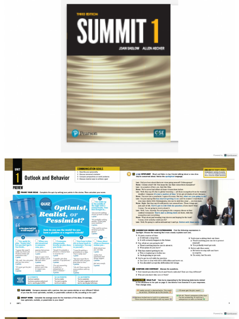 Libro-Pre Advanced Summit 1 | PDF