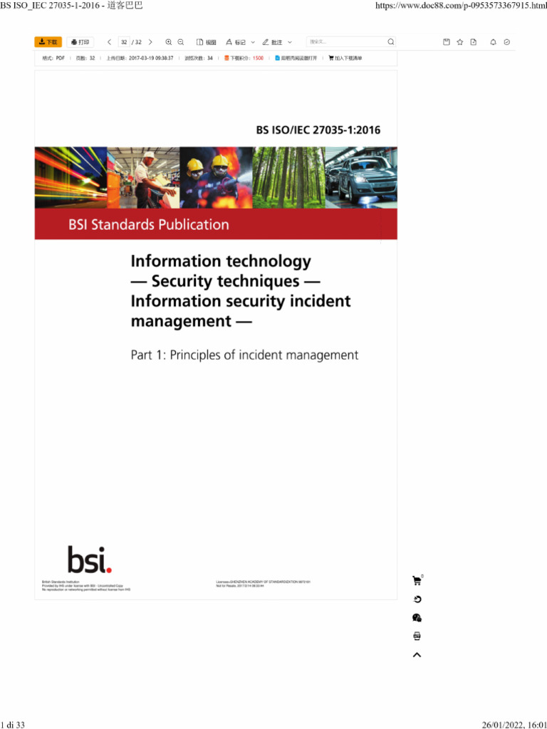 Iso 27035-1-2016 | PDF | International Organization For Standardization ...