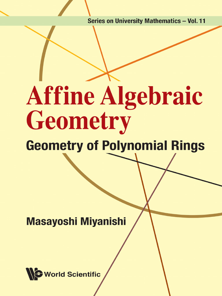 Ometry of Polynomial Rings 9811280088 | PDF | Ring (Mathematics ...