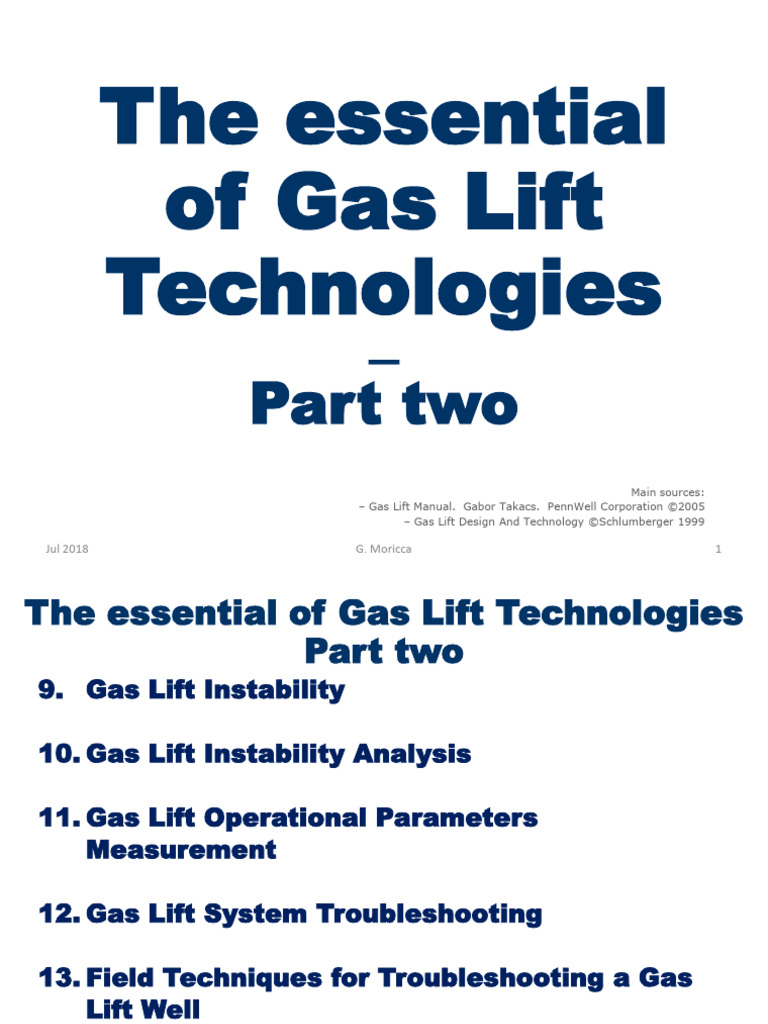 Gas Lift System Troubleshooting Guide | PDF | Casing (Borehole) | Gases