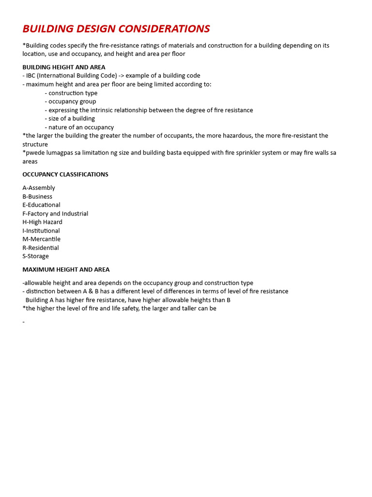 Building Design Considerations BSD | PDF | Technology & Engineering