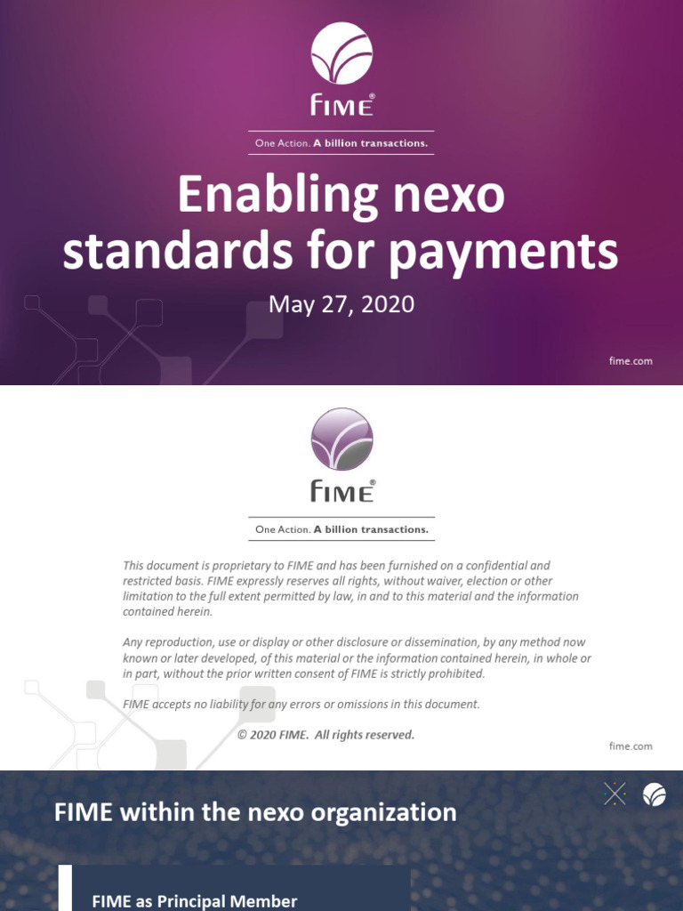Enabling Nexo Standards For Payment | PDF | Emv | Point Of Sale
