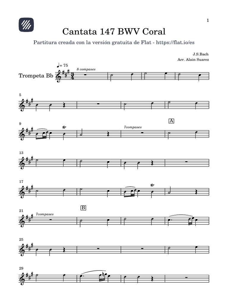 Cantata 147 BWV Coral | PDF