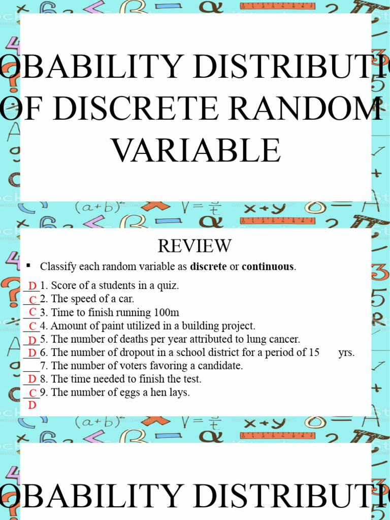2 Probability Distribution PMF | PDF | Probability Distribution ... 2 Probability Distribution PMF | PDF | Probability Distribution ...