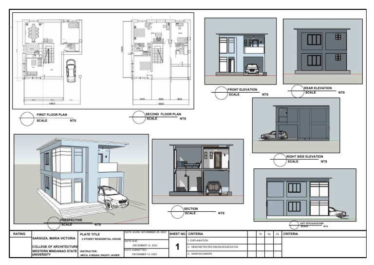 2 Storey Residential House Plans | PDF | Heritage Registers ...