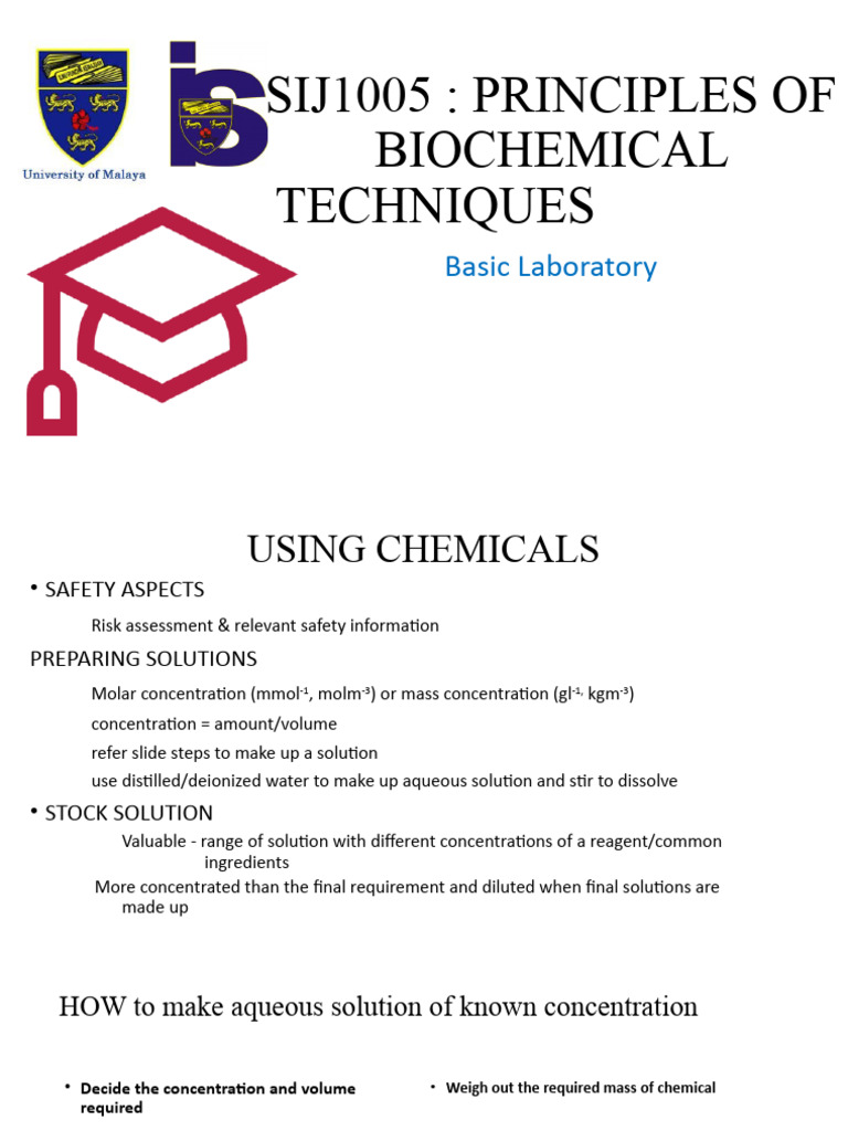 Basic Laboratory Pdf Concentration Metrology