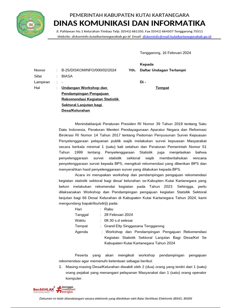 Undangan 28 Februari 2024 Grand Elty | PDF