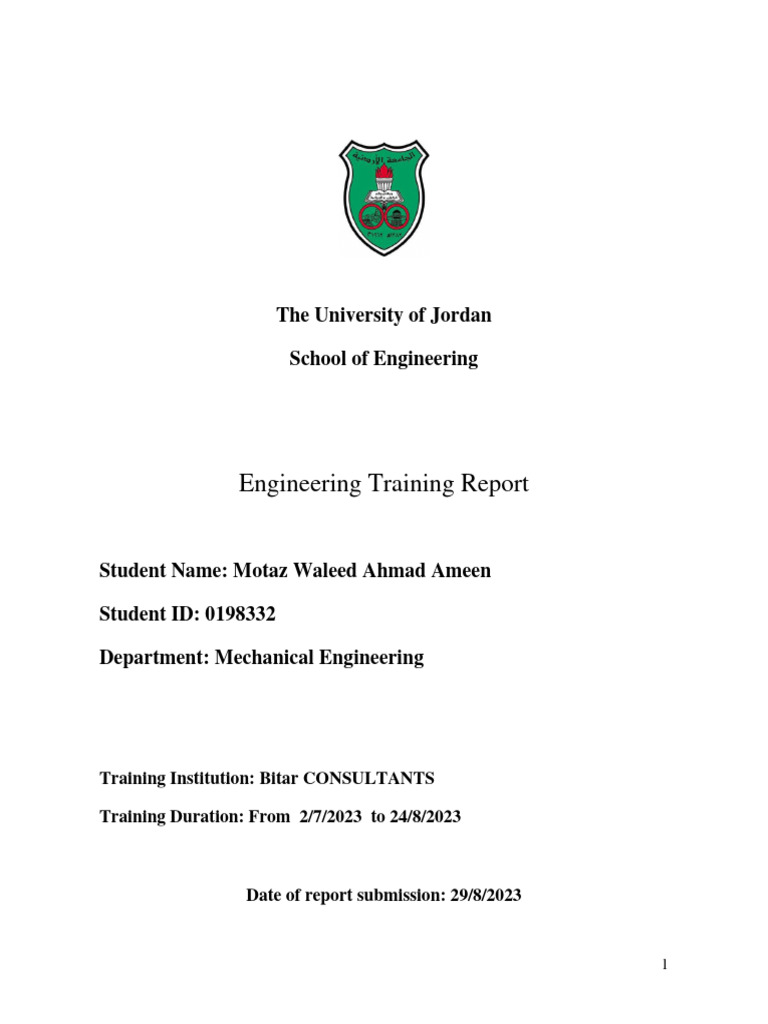 Engineering Training Report Summary Pdf Computers Technology