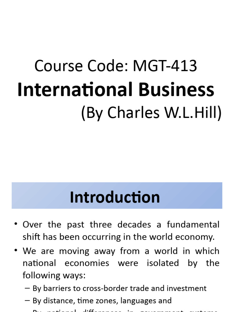 01 Globalization | PDF | Globalization | Market (Economics)