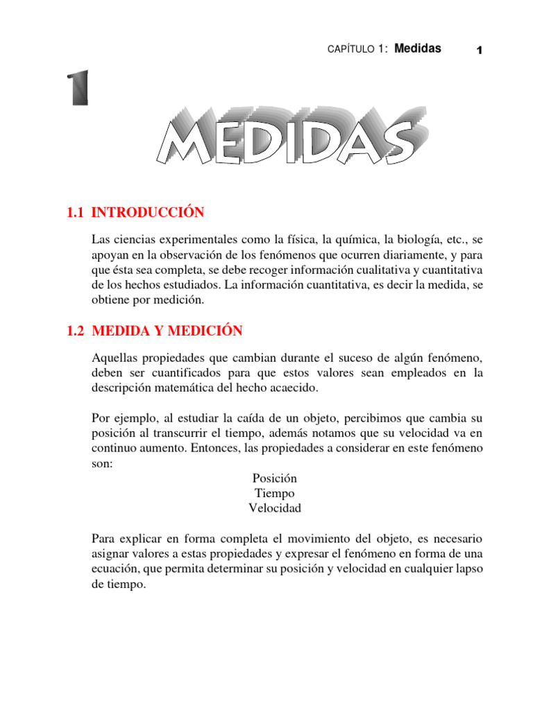 Medidas 1 | PDF | Medición | Hora