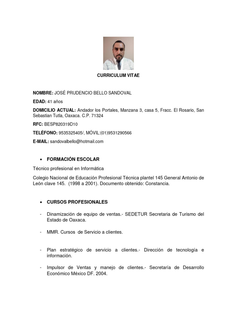 CV Jose Bello Sep 23 | PDF