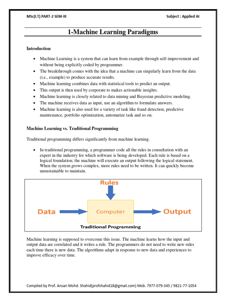 Applied Ai U3 | Download Free PDF | Machine Learning | Regression Analysis