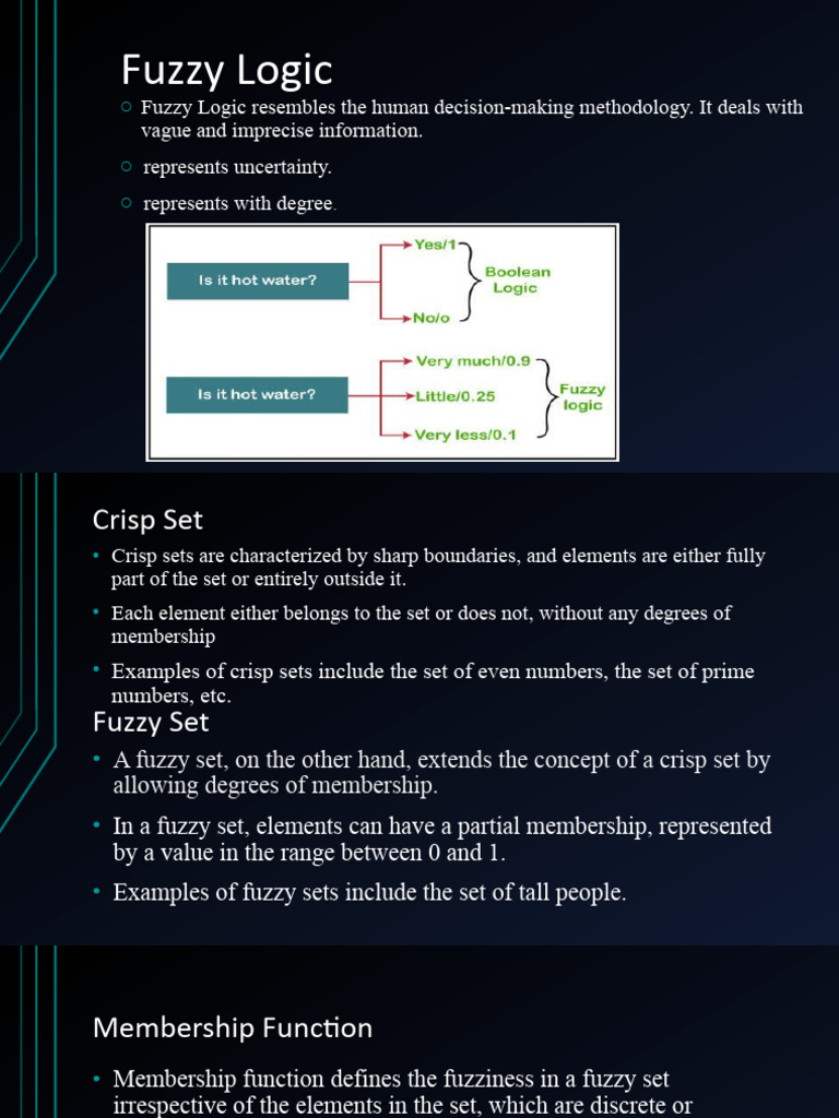 Fuzzy Logic 2 | PDF | Fuzzy Logic | Artificial Intelligence
