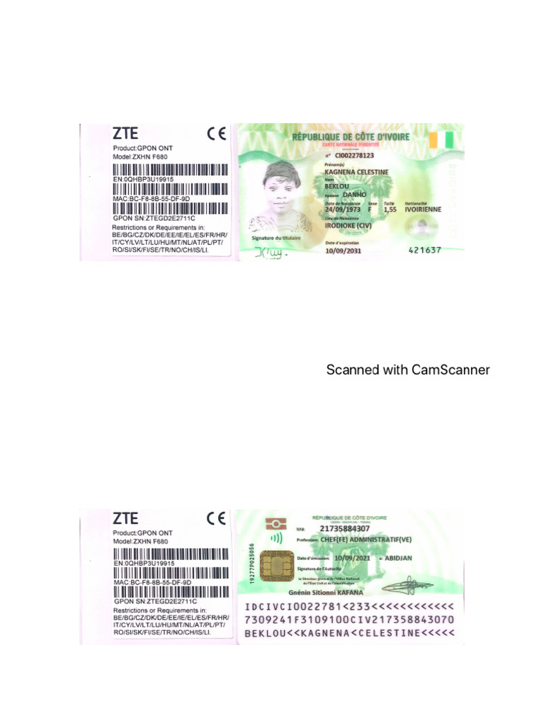 Beklou Celestine FTTH 200MB | PDF