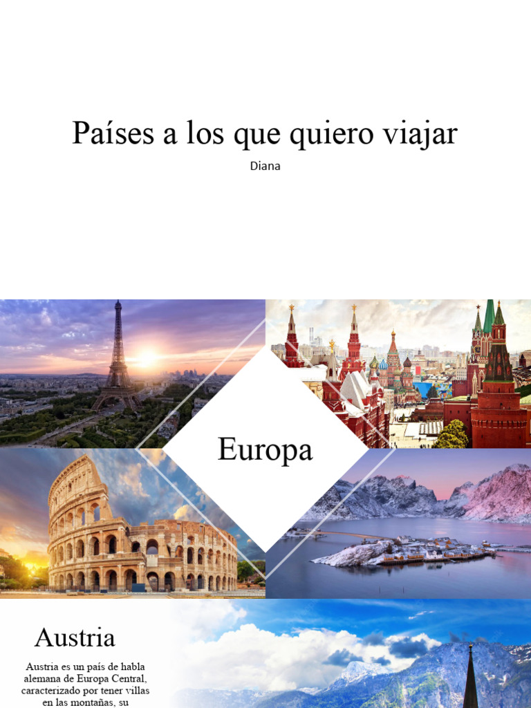 Países A Los Que Quiero Viajar | PDF | Italia | Grecia
