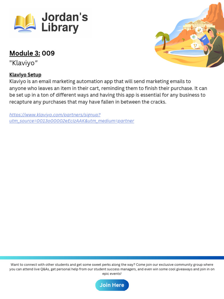 M3 009 Klaviyo | PDF