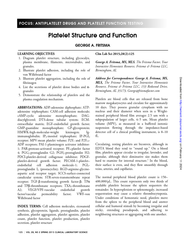 Blood | PDF | Platelet | Coagulation