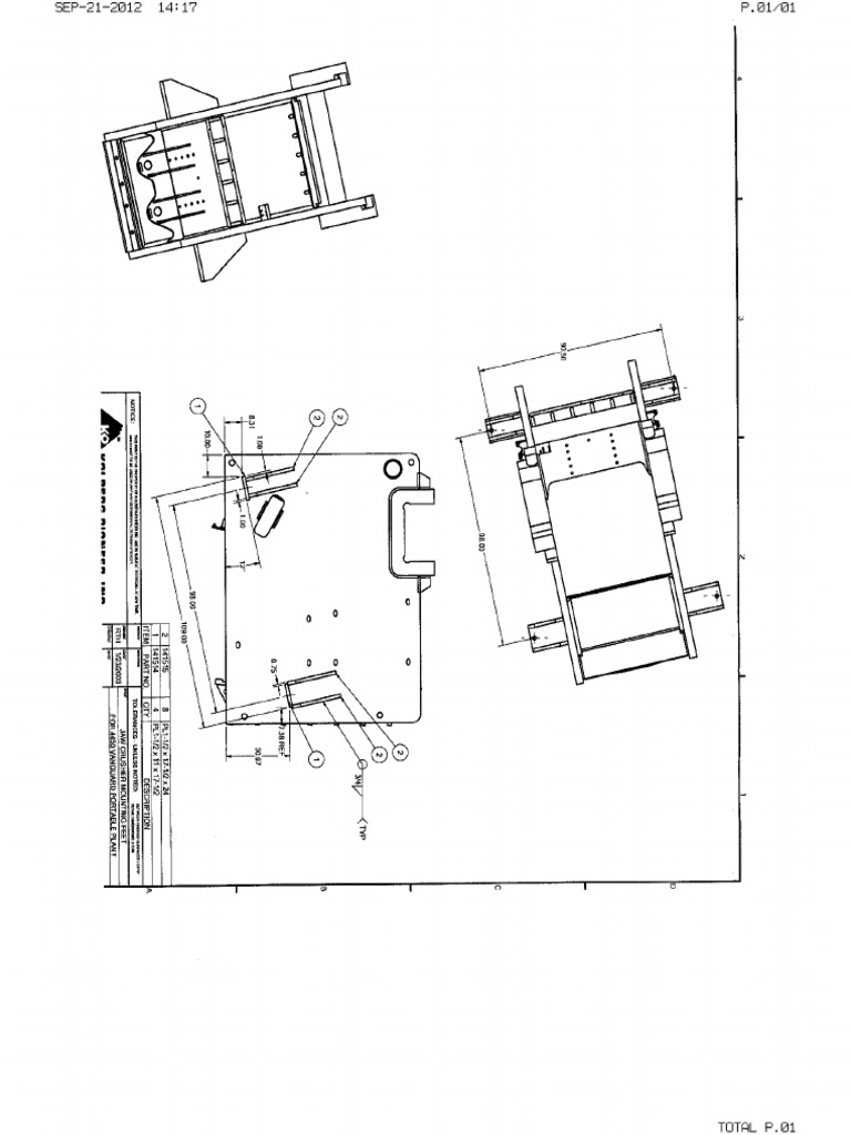 Dimensiones Soporte Mand. 4450 | PDF