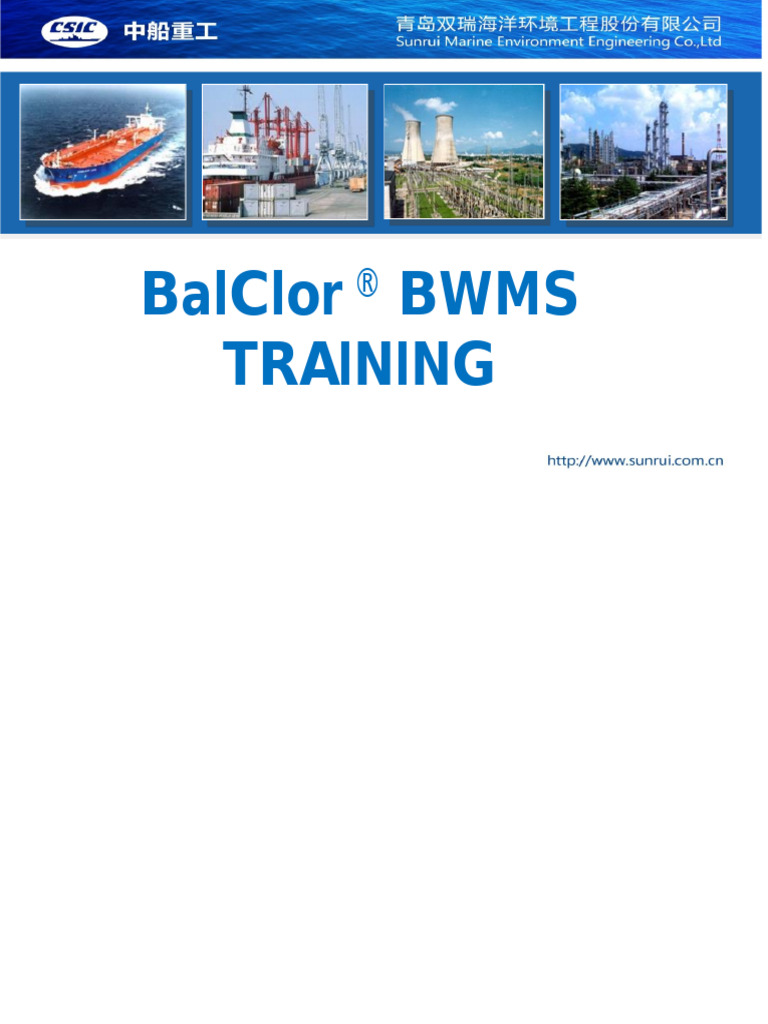 BalClorBWMSTrainingPART1 HTML | PDF | Water Purification | Water