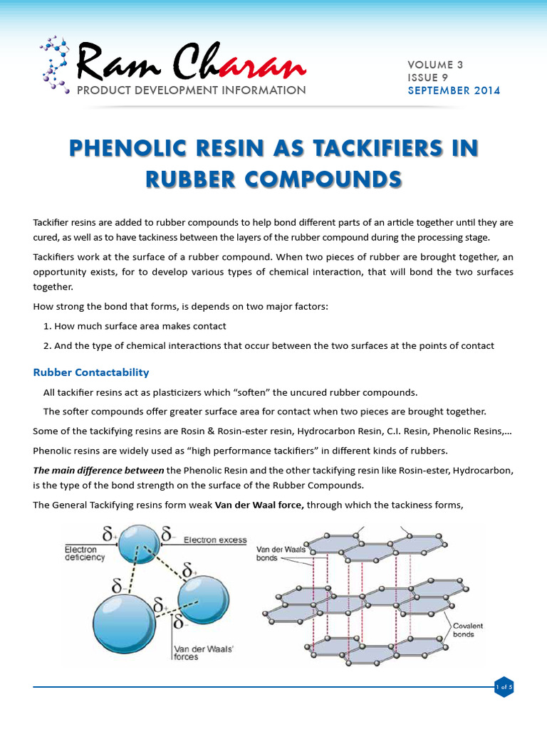 Resinas Fenólicas-September - 2014 - Phenolic - Resin - As - Tackifiers ...