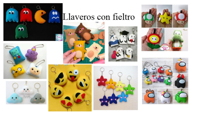 Llaveros con fieltro | PDF