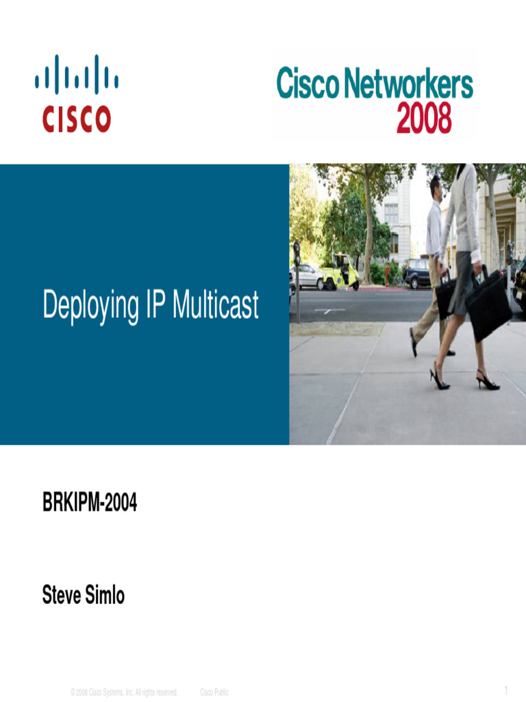 Multicast Cisco | PDF | Ip Address | Data Transmission