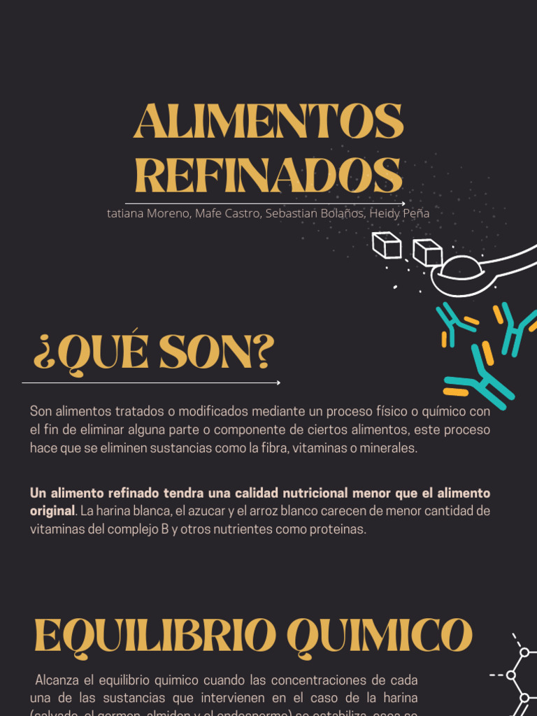 ¡Que Son Los Alimentos Refinados! | Descargar gratis PDF | Alimentos ...