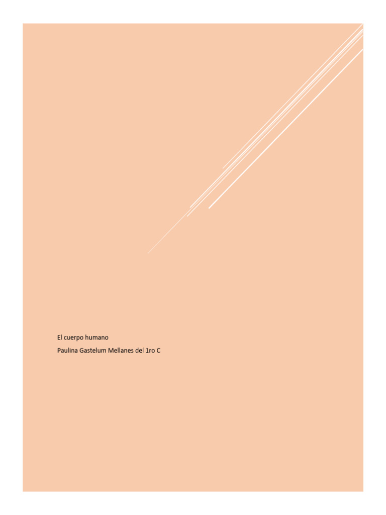 Introducción Al Cuerpo Humano Pdf