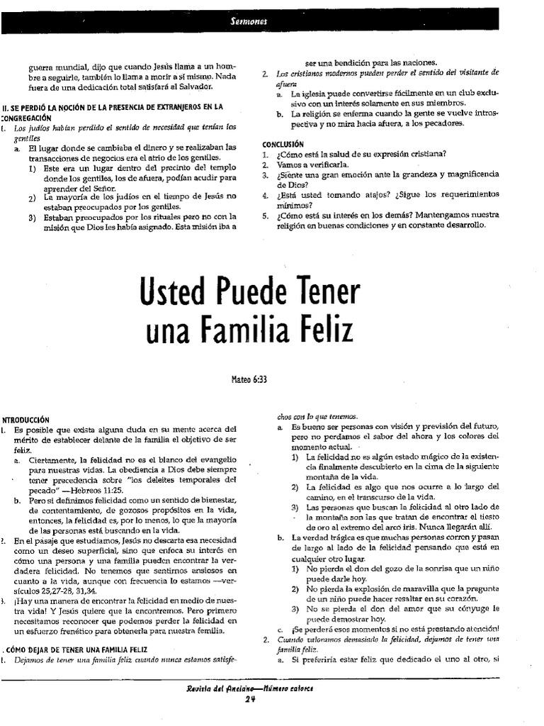 Ustes Puede Tener Una Familia Feliz | PDF
