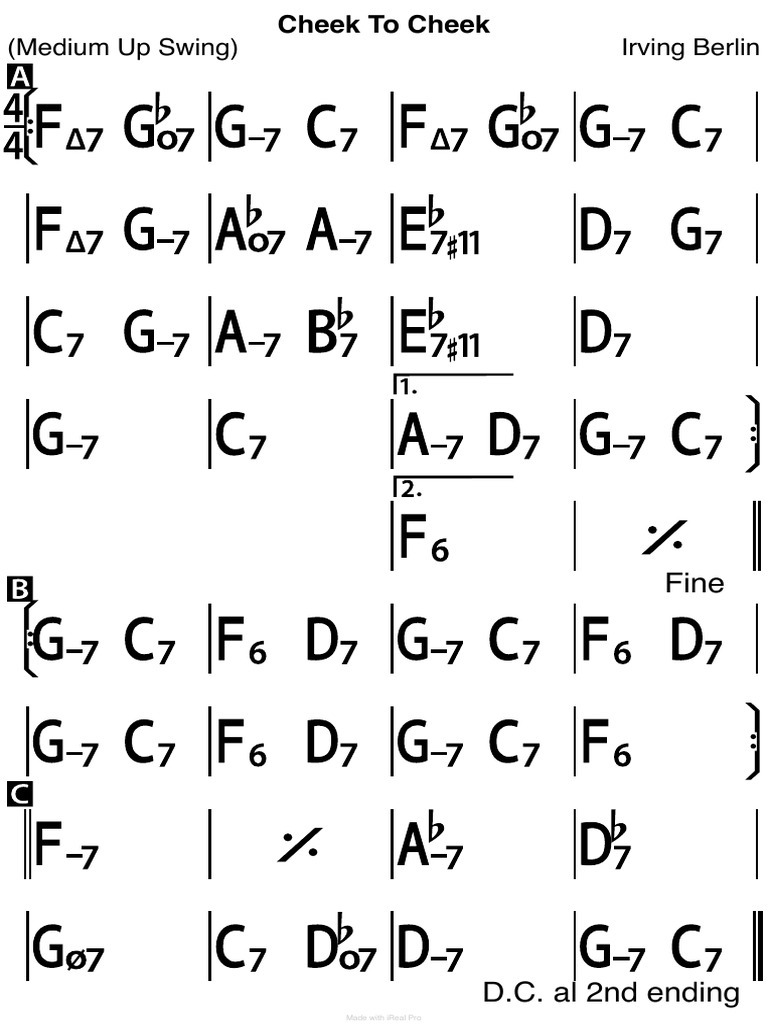 Cheek To Cheek (F) | PDF