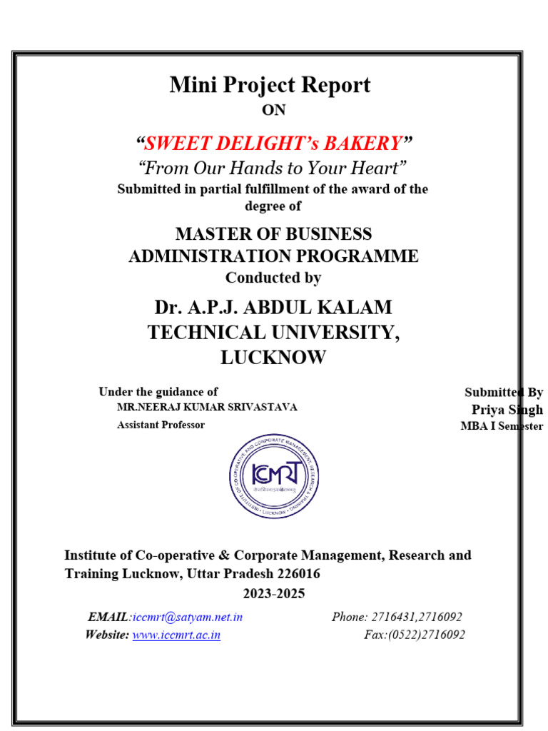 Priya - Mini Project New | PDF