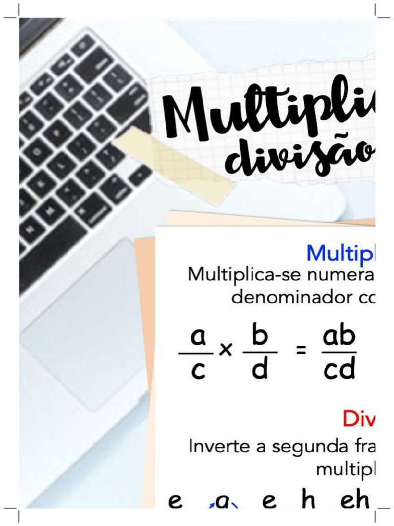 Multiplicação e Divisão de Fração | PDF