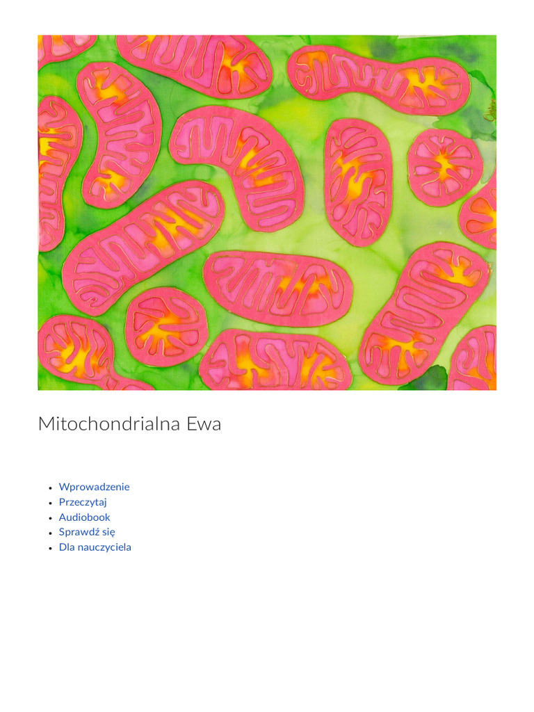Mitochondrialna Ewa | PDF