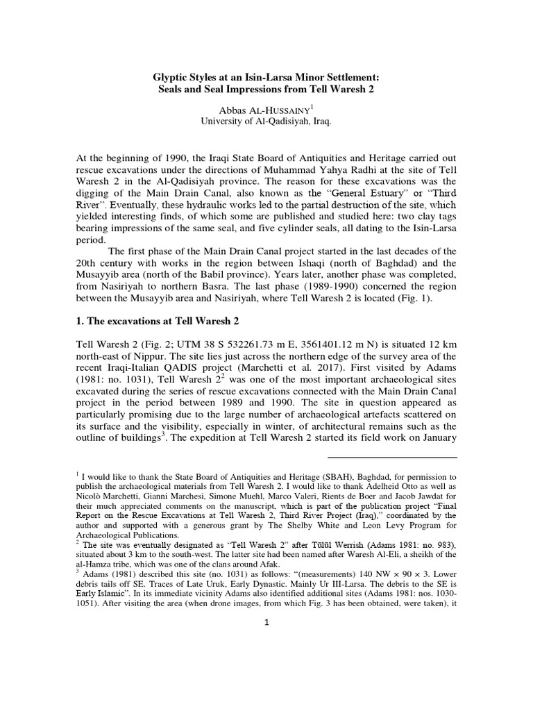 Al-Hussainy 21 Article Journal of Orientalia Vol. 91-1 022022 | PDF ...