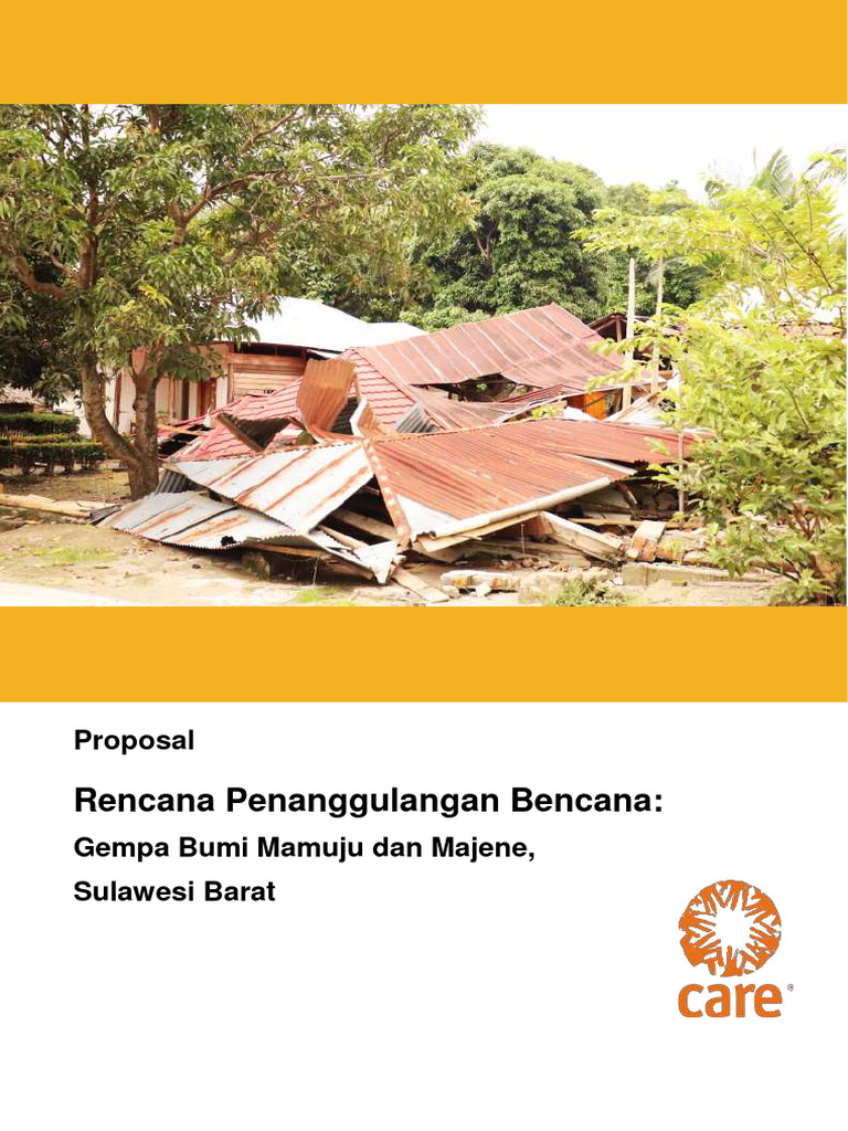 Proposal Bantuan Darurat Gempa Sulbar 21 Jan2021 | PDF