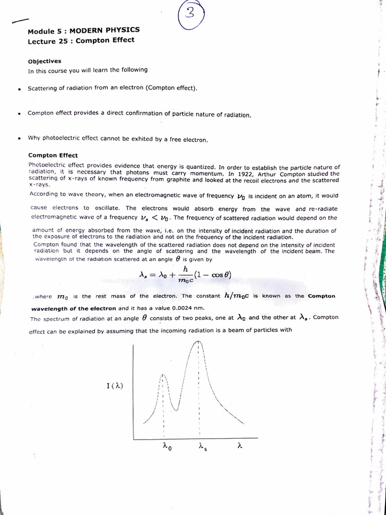 Compton Effect | PDF | Electromagnetic Radiation | Electron