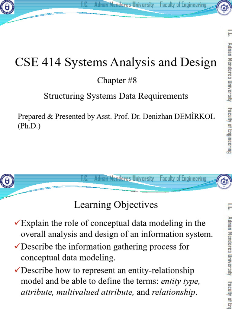 Chapter 8 New WEEK 11 | PDF | Data Model | Conceptual Model