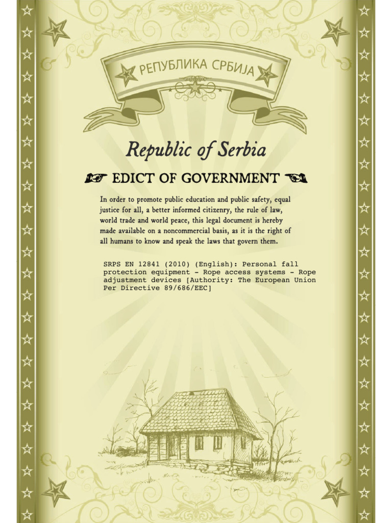 Srps en 12841 2010 Personal Fall Protection Equipment Rope A 2 PDF | PDF