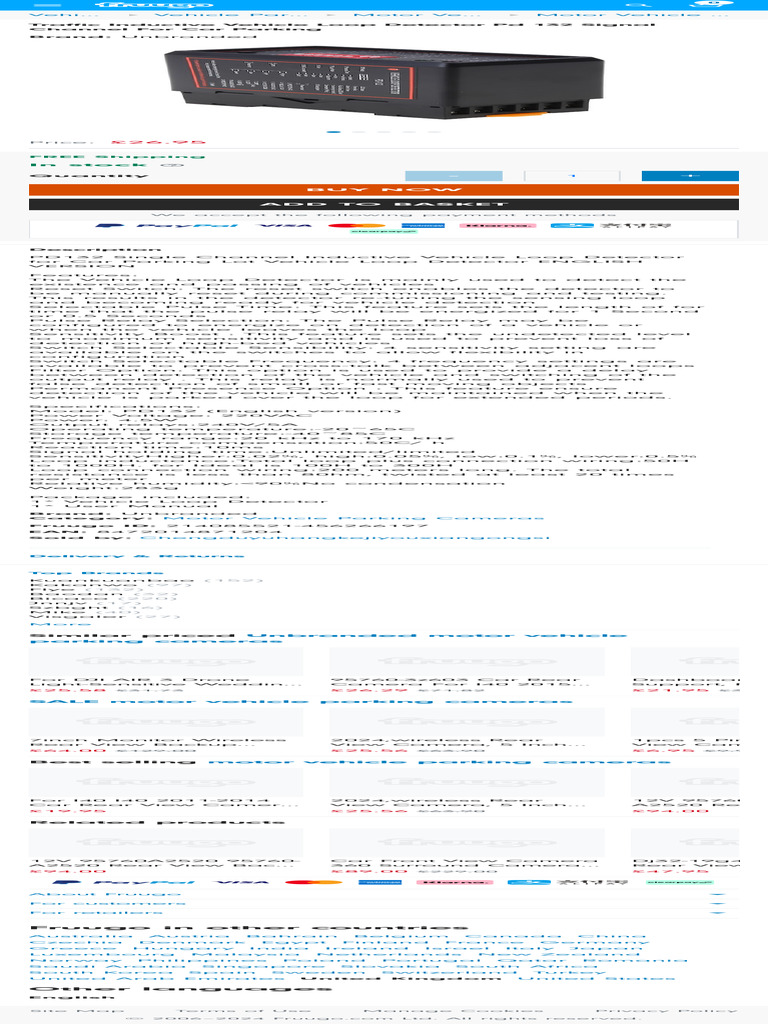 Traffic Inductive Vehicle Loop Detector PD 132 Si | PDF | Relay | Switch
