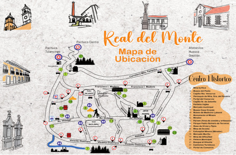 Mapa Real Del Monte | PDF